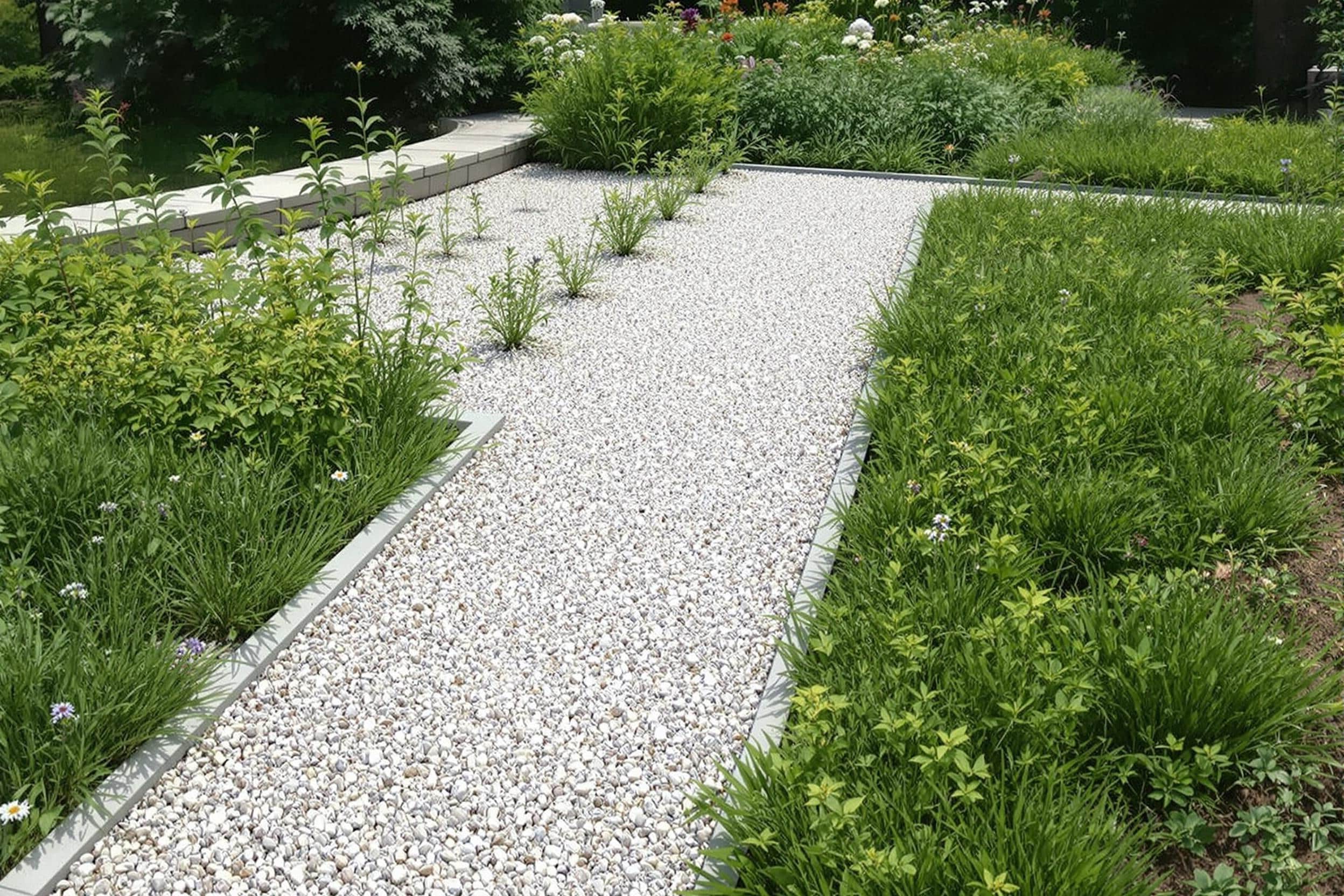 Parterre de gazon limité par un talus : astuces et conseils pour un ...